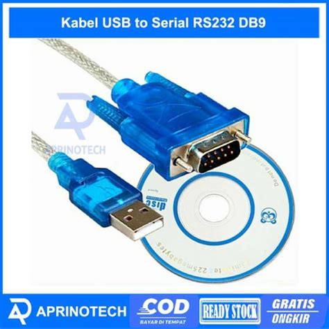 Promo Converter Usb To Serial Kabel Usb Serial Rs232 Db9 With Cd Driver Diskon 23 Di Seller