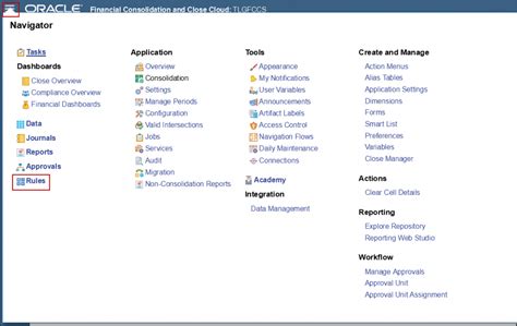 How To Manage Ownership In Oracle Fccs Scandh Group