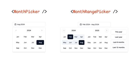 Github Gr3enk Shadcn Ui Monthpicker A Monthpicker And Monthrangepicker Component Based On Shadcn Ui