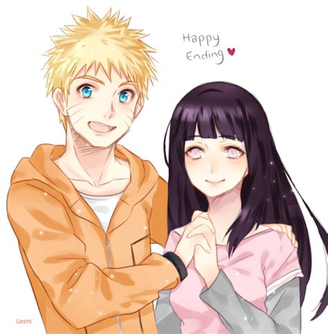 Uzumaki Naruto And Hyuuga Hinata Naruto And 1 More Drawn By Liechi