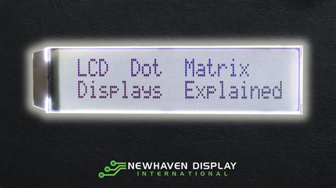 types of lcd newhaven display