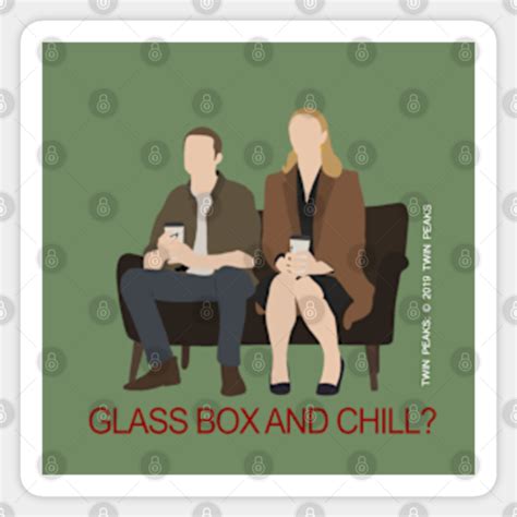 Twin Peaks Glass Box Twin Peaks Glass Box Sticker Teepublic