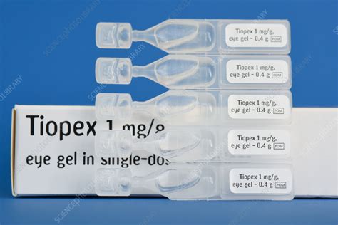 Timolol Eye Gel Stock Image C056 8647 Science Photo Library