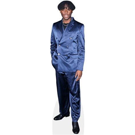 Sheyi Cole Blue Suit Pappaufsteller Celebrity Cutouts