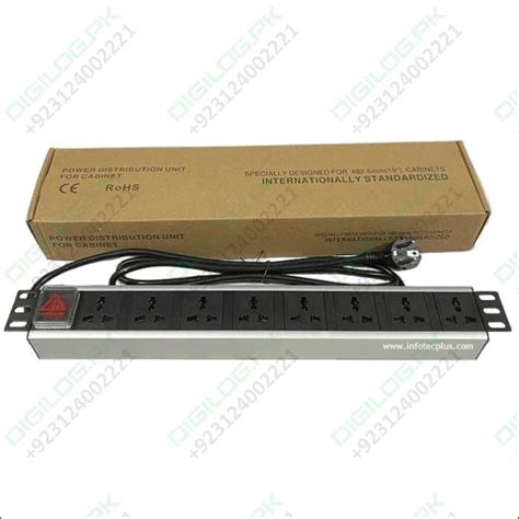 8 Ports Universal Multi Socket Pdu Power Distribution Unit For Industrial Use In Pakistan