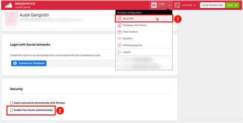 2022 12 02 New Account Security Option Enable Double Factor 2022 12 02 New Account Security Option Enable Double Factor