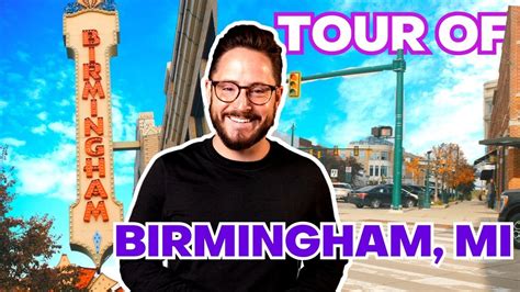 Tour Of Downtown Birmingham Living In Michigan Youtube