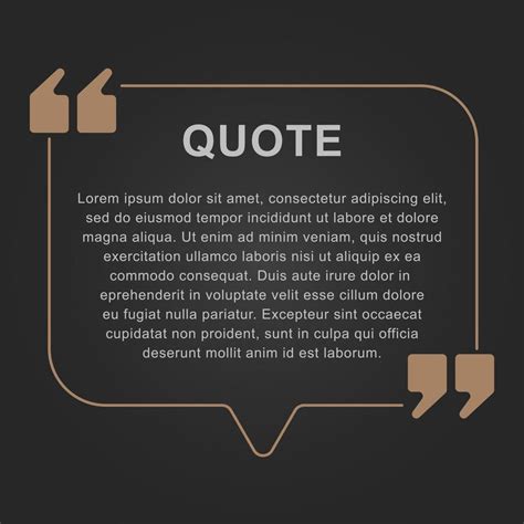 Quote Box Frames Templates Vector Illustration Eps Vector Art At Vecteezy