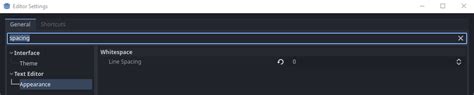 Code Editor Line Spacing Too Large Even At Zero · Issue 76385 · Godotenginegodot · Github