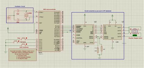 Electronicsguru How To Interface Stepper Motor To 8051 Using Driver