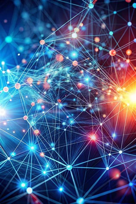 Abstract Digital Background Big Data Visualization Network Connection