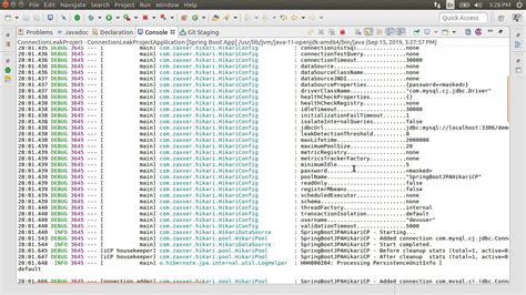 Spring Boot Detecting Connection Leak Youtube