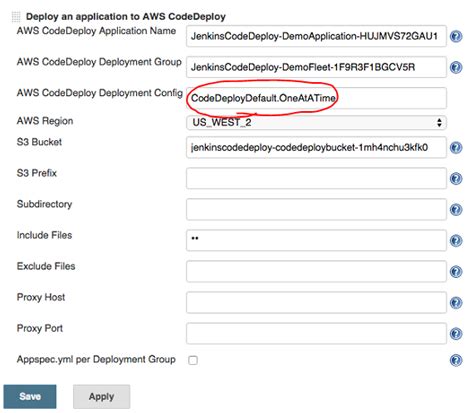 Amazon Web Services Aws Codedeploy Deploymentconfigdoesnotexistexception Stack Overflow