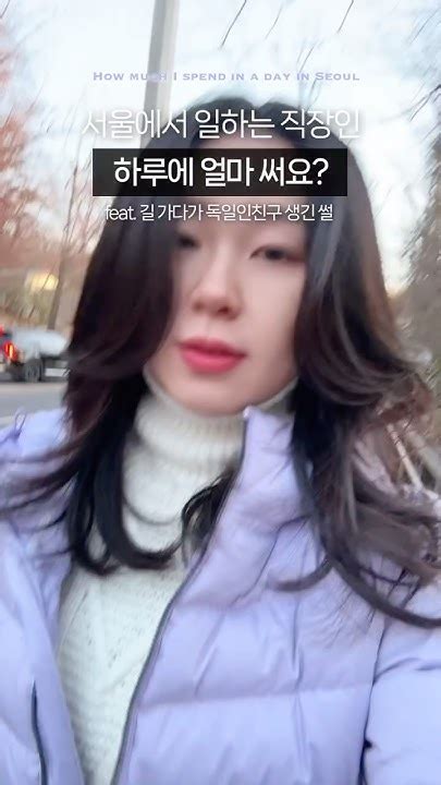 서울에서 일하는 직장인 하루에 얼마 쓸까 How Much I Spend In A Day In Seoul 외국인한테 자주