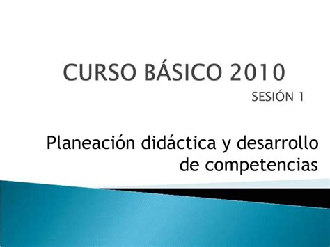 PPT CURSO B SICO 2010 PowerPoint Presentation Free Download ID 596920