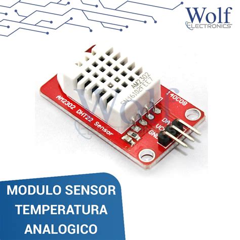 Modulo Sensor Temperatura Analogico Arduino Rojo 33 5v Wolf