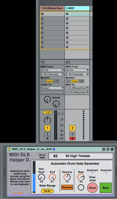 synthesizerwriter using the apple general midi dls sound bank