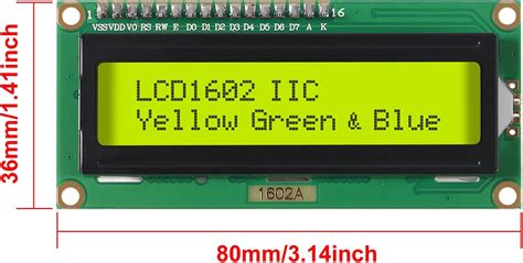 Buy 4pcs Lcd1602 1602 Lcd Module Green Screen 16x2 Character Lcd Display With Iic I2c Serial