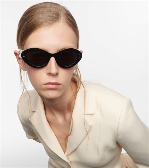 Diorpacific B1u Cat Eye Sunglasses In Black Dior Eyewear Mytheresa