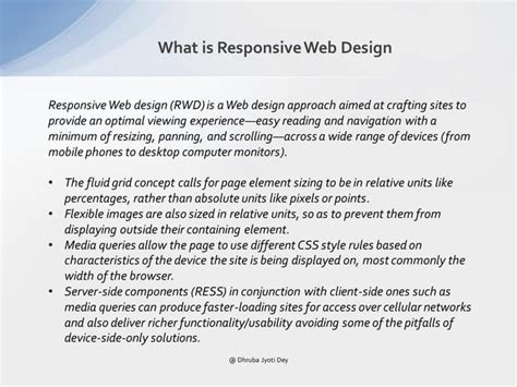 Responsive Web Design With Various Grids And Frameworks Comparison Ppt