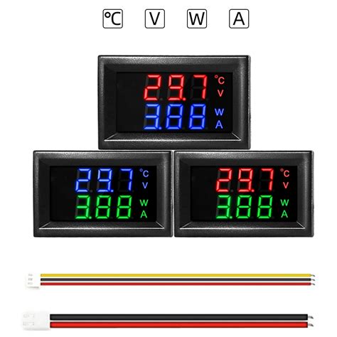 High Quality Dc 100v 10a Voltmeter Ammeter Led Amp Dual Digital Volt