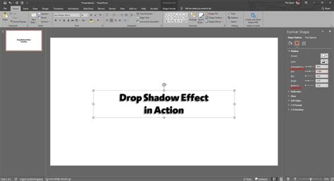 08apply Text Shadows Powerpoint Slidemodel