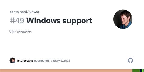 windows support · issue 49 · containerd runwasi · github