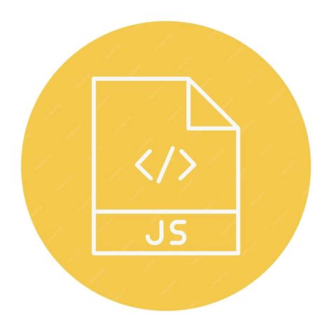 premium vector javascript file vector illustration