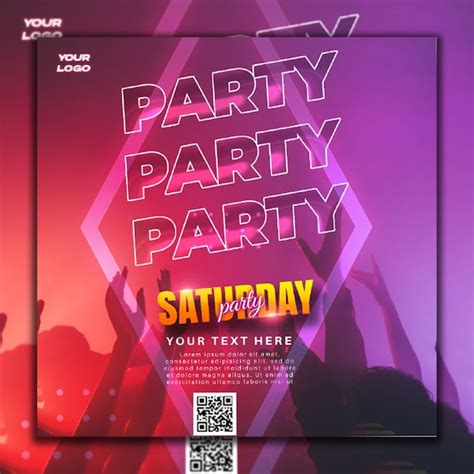 Premium Psd Party Poster