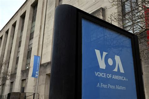 Voice Of America Employees Sue Trump Administration Over Shuttered News