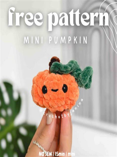Mini Pumpkin Crochet Pattern Pdf