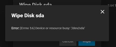 Unable To Use Wd Disks Error Errno 16 Device Or Resource Busy Devsda Truenas General