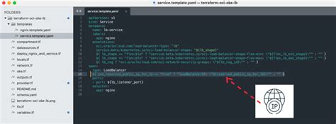 OCI Container Engine For Kubernetes Deployed With OCI Reserved Public IP For LoadBalancer