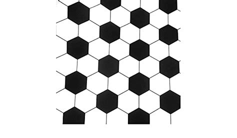 Tela Con Diseño De Hexágono De Balón De Fútbol Balon De Futbol
