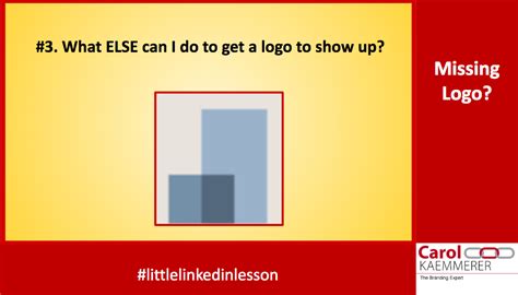 three more reasons for logos not showing up
