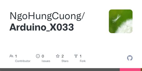 Github Ngohungcuongarduinox033