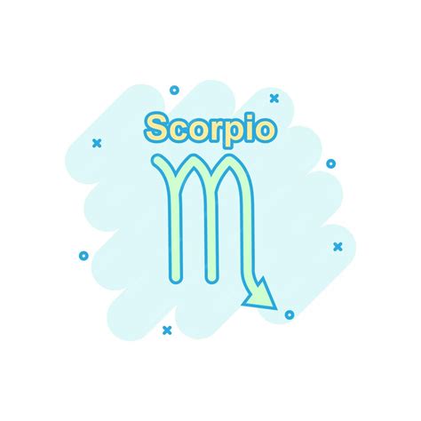 Vektor Cartoon Skorpion Zodiac Symbol Im Comic Stil Astrologie Zeichen