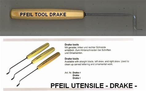 Drake Carving Tool Pfeil La Bottega Del Coltello