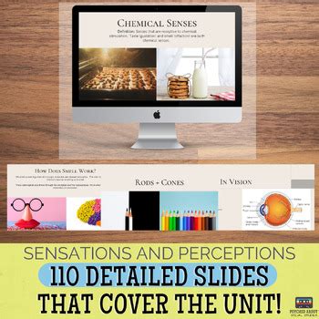 Complete Unit Bundle Sensation And Perception Psych Google Slides