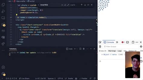 [video] newline on linkedin vue newline svelte d3 javascript