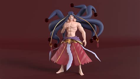 Zerofuku Record Of Ragnarok 3d Model Rigged Cgtrader