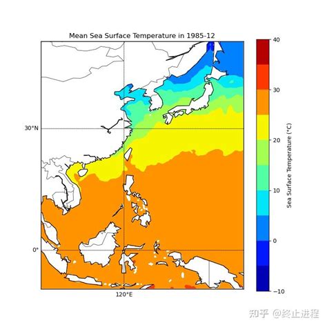 Python气象学：海表温度数据集的读取、连续绘图与动图制作 知乎