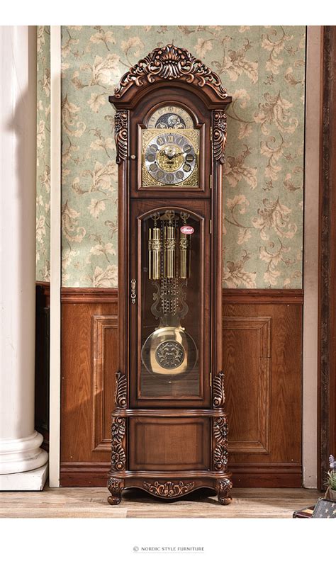 德国赫姆勒欧式机械落地钟座钟客厅别墅立式钟表中式复古美式摆钟 淘宝网