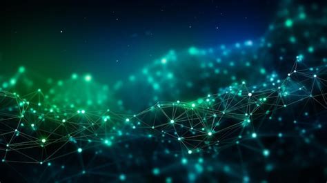 Digital Connectivity Pattern Premium Ai Generated Image