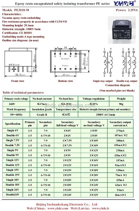 Step Down Transformer 240v Ac To 9v Ac 50hz 250ma Buy Step Down