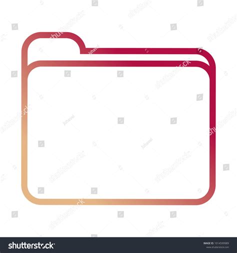 Document Folder Icon 库存矢量图（免版税）1014599989 Shutterstock
