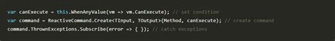Proper Way To Implement ReactiveCommand Floating Cube Studios