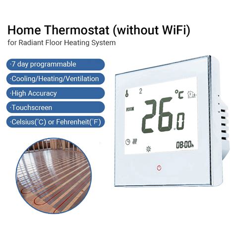 Smart Touchscreen Programmable Thermostat Heating Grandado
