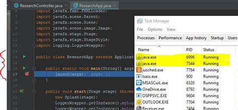 Should My Java Application Be Opening Two Instances Of Java Exe Super User