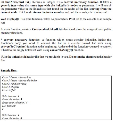 Solved Question Write A Program That Have A Linked List Chegg